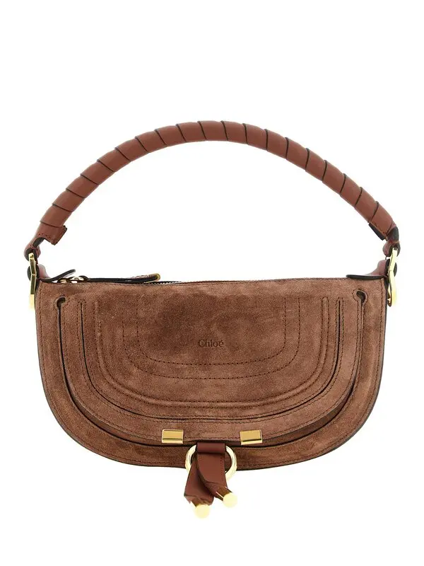 Chloé Marcie Mini Shoulder Bag - Brown
