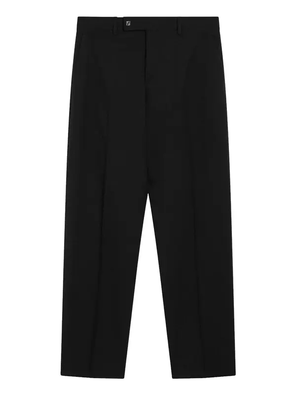 Fendi Wool Trousers - Black