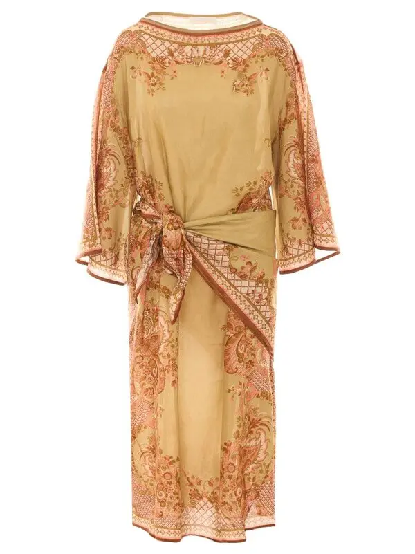 Zimmermann Aster Midi Dress - Cream