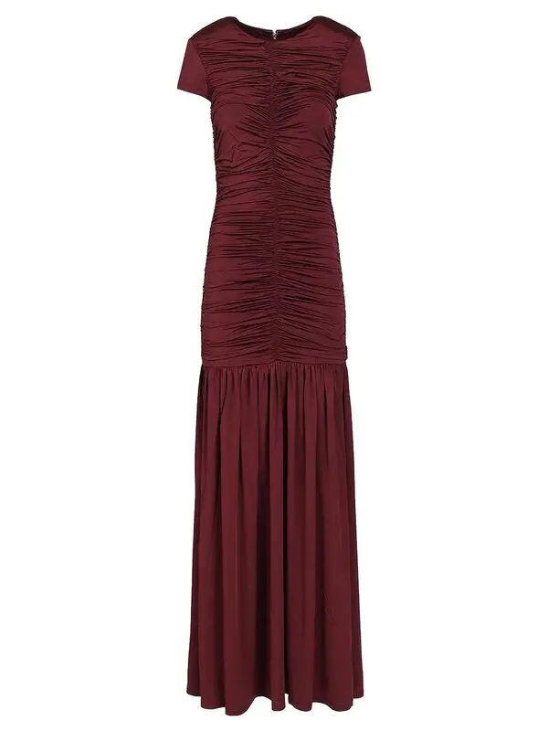 ROTATE BY BIRGER CHRISTENSEN Long Gathered Dress - Multicolor