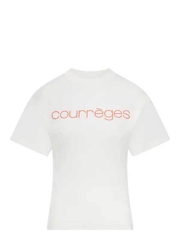 COURREGES Cotton Printed T-shirt - Multicolor