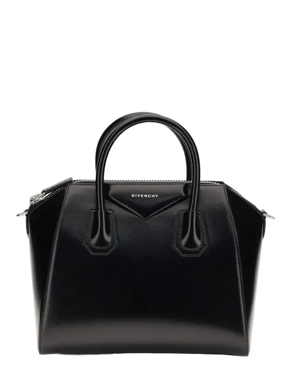 Givenchy Antigona Small Leather Box Handbag - Black