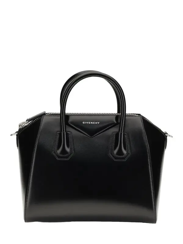 Givenchy Antigona Small Leather Box Handbag - Black