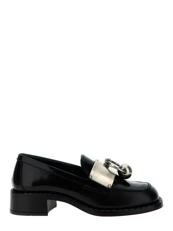 Prada Piercing Loafers - Black