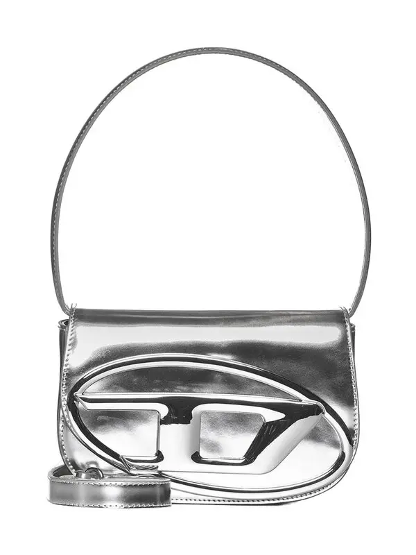 DIESEL® 1dr – Iconic Mirrored Leather Shoulder Bag - Multicolor