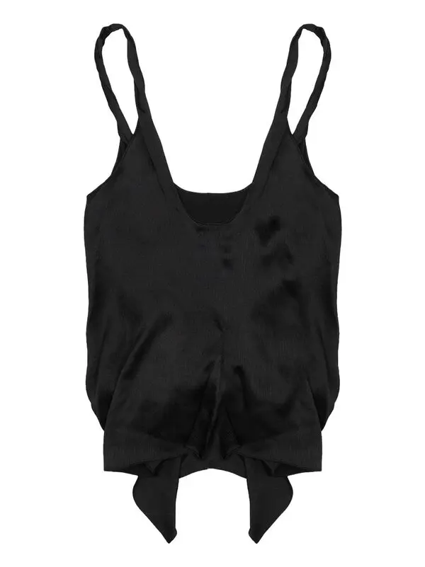 JW Anderson Top Annodato Cami - Black