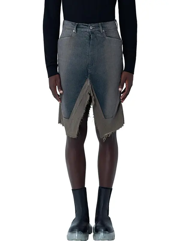 Rick Owens Slivered Midi Skirt - Multicolor