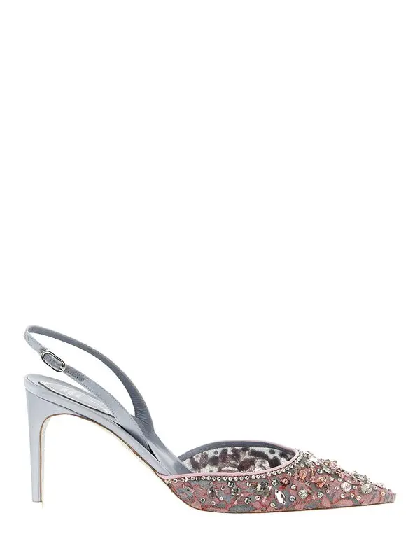 Rene Caovilla Cinderella' Slingback - Multicolor