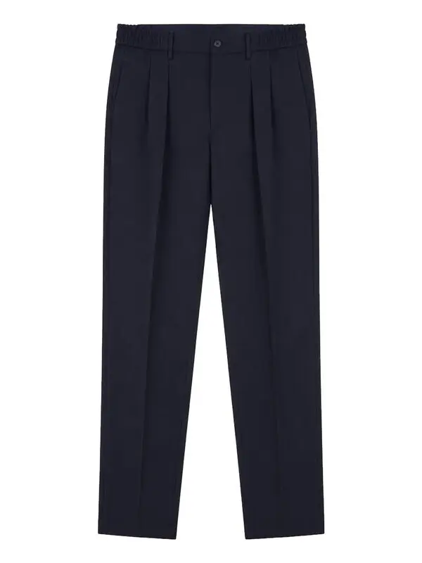 Tagliatore Pantalone Sartoriale In Lana - Blue