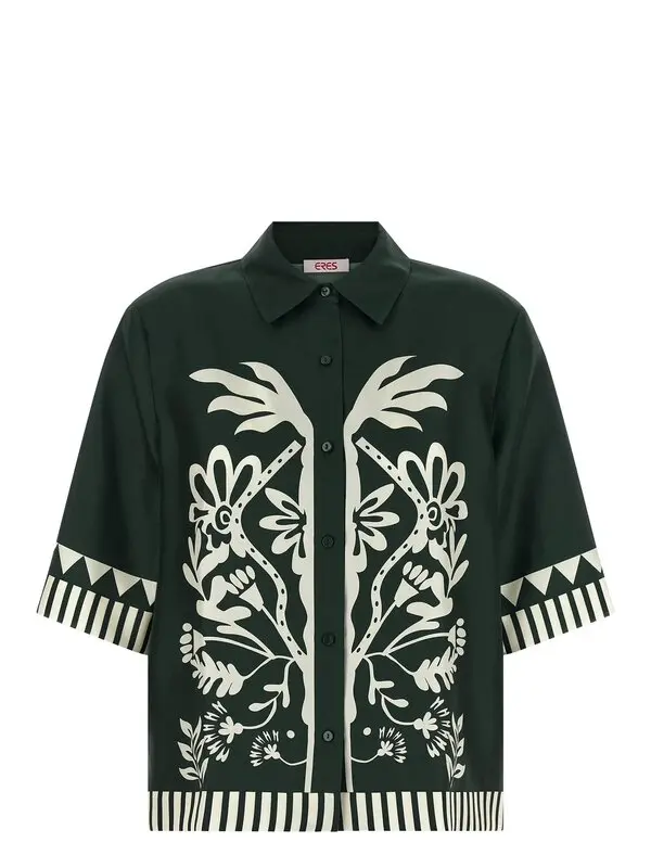 ERES Panama Silk Twill Shirt - Green