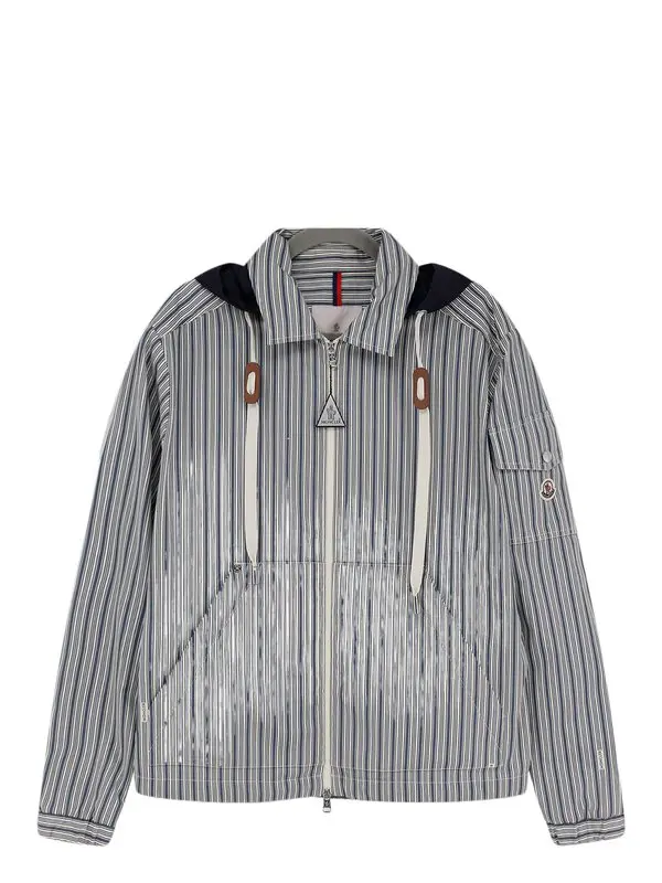 Moncler Havas Striped Cotton Jacket - Multicolor