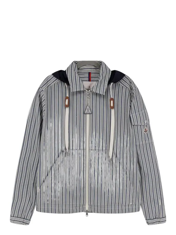 Moncler Striped Cotton Jacket - Multicolor