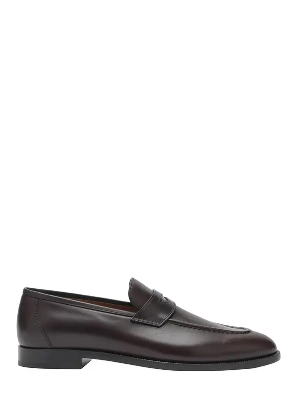 Loro Piana Sergio Calfskin Loafer - Brown