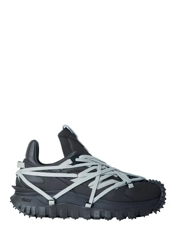 Moncler Rick Owens Trailgrip Megalace Sneakers - Gray