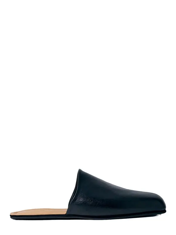 Our Legacy Ciagarr Leather Mules - Black