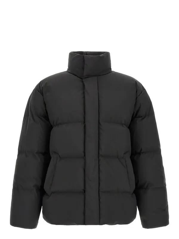 Saint Laurent High Neck Down Jacket - Black
