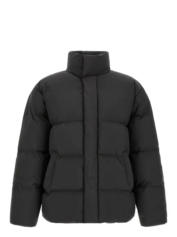 Saint Laurent High Neck Down Jacket - Black