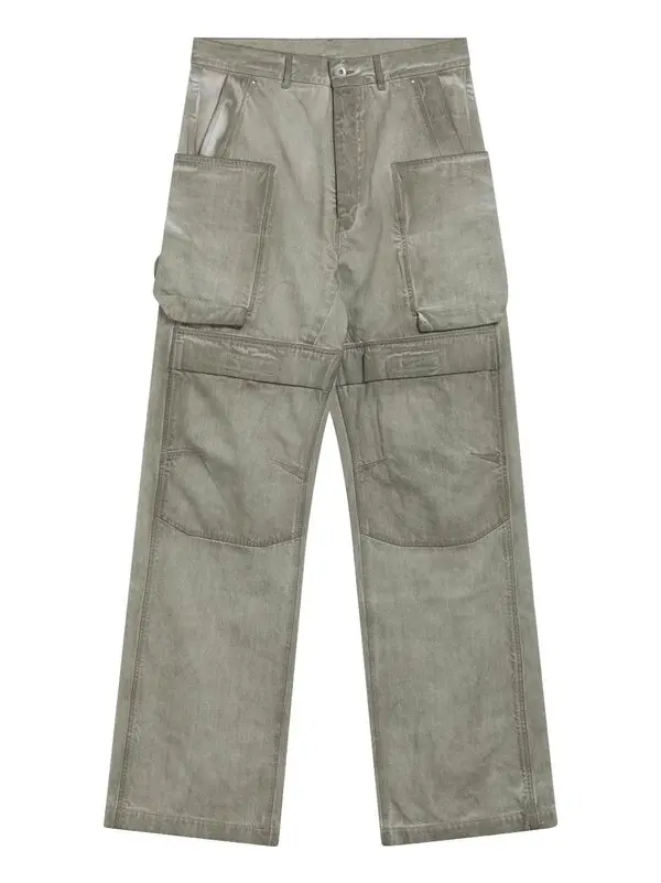 Rick Owens Vintage-effect Cargo Trousers - Cream