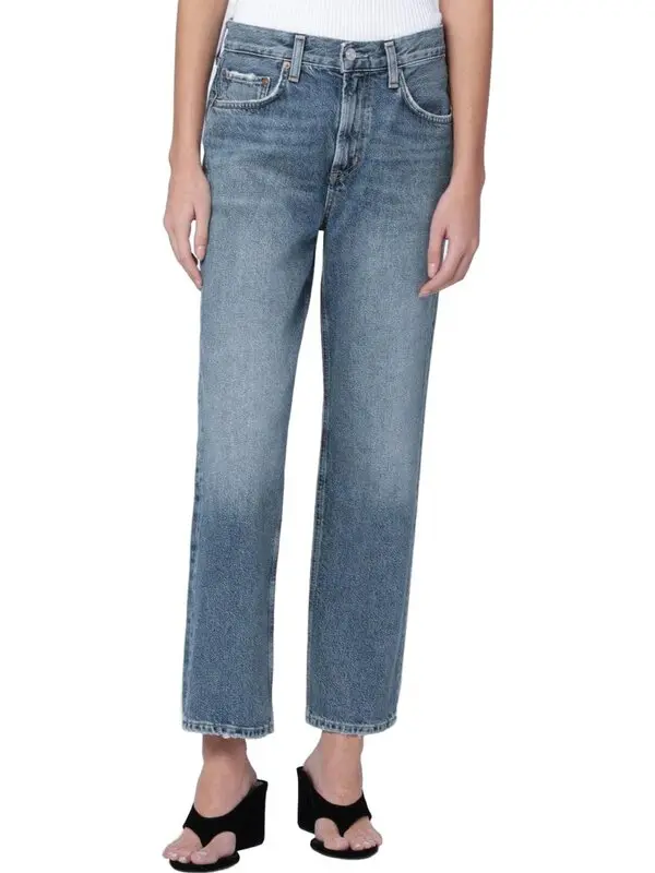 AGOLDE Regenerated Denim Straight Leg Jeans - Blue