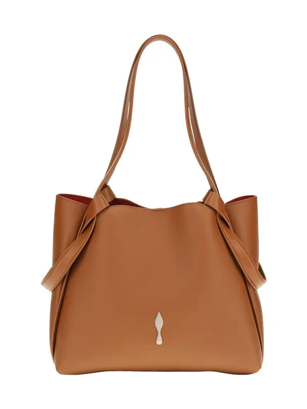 CHRISTIAN LOUBOUTIN Small Bettina Tote Bag - Brown