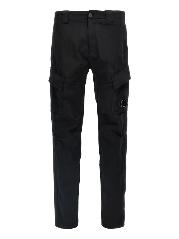 C.P. COMPANY Lente Cargo Pants - Black