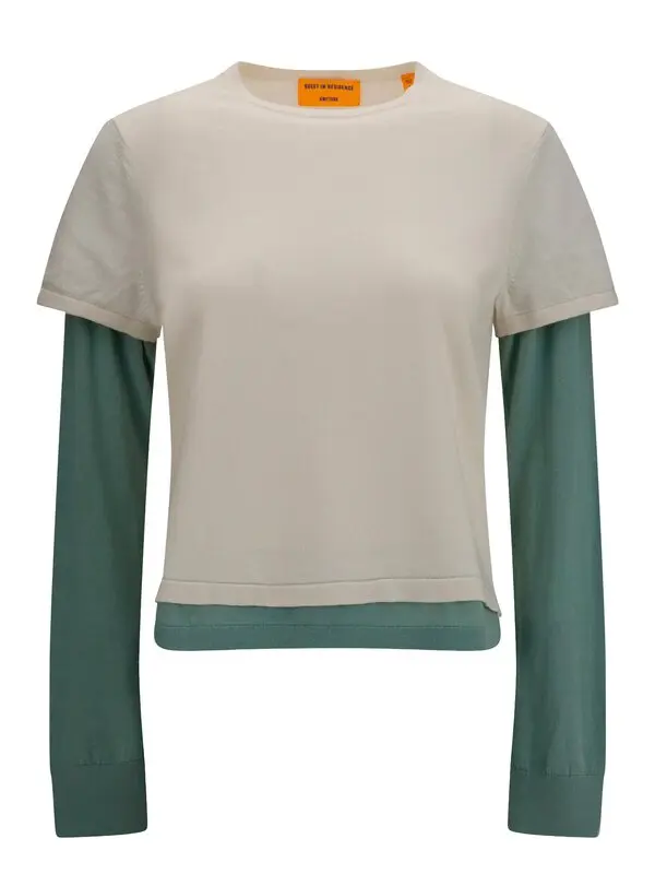Guest In Residence Layered Sweater - Multicolor