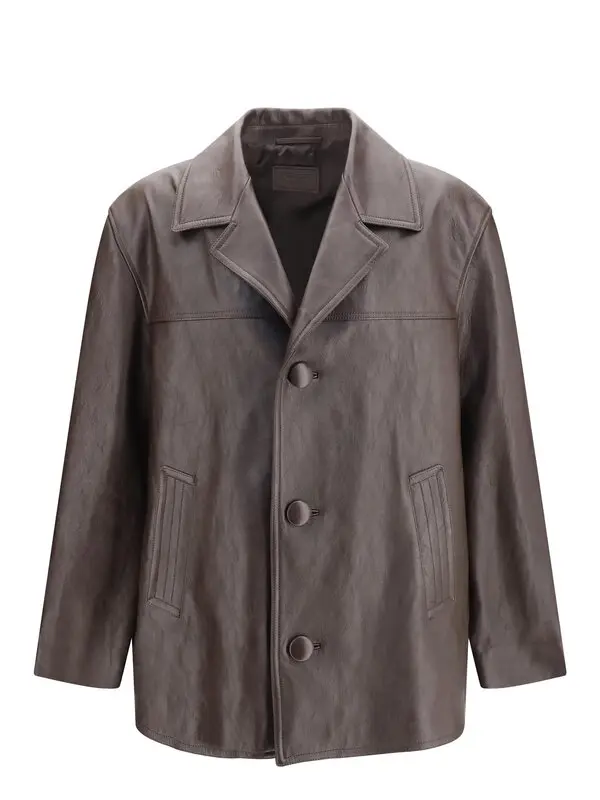 Saint Laurent Grain De Poudre Tailored Jacket - Black