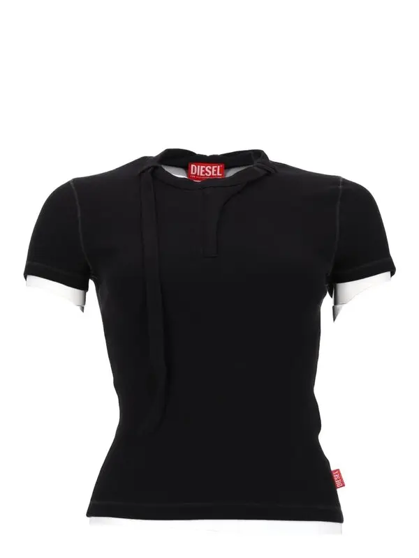 DIESEL® Jersey T-iaras Top - Black