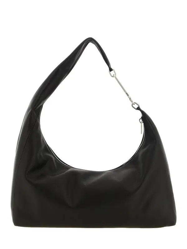 Rick Owens Cropped Gemini Shoulder Bag - Black