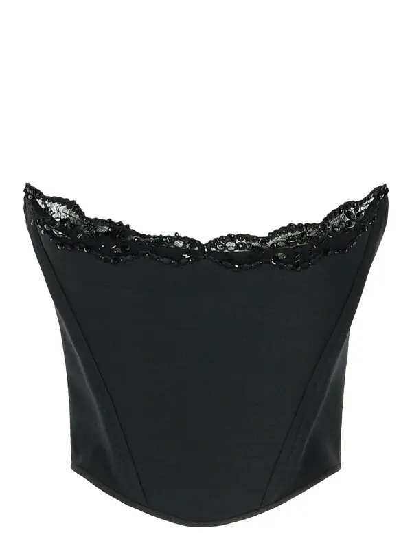 Dsquared2 Paris' Virgin Wool Blend Corset - Black