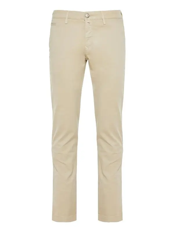 Jacob Cohen Cotton Blend Trousers - Multicolor