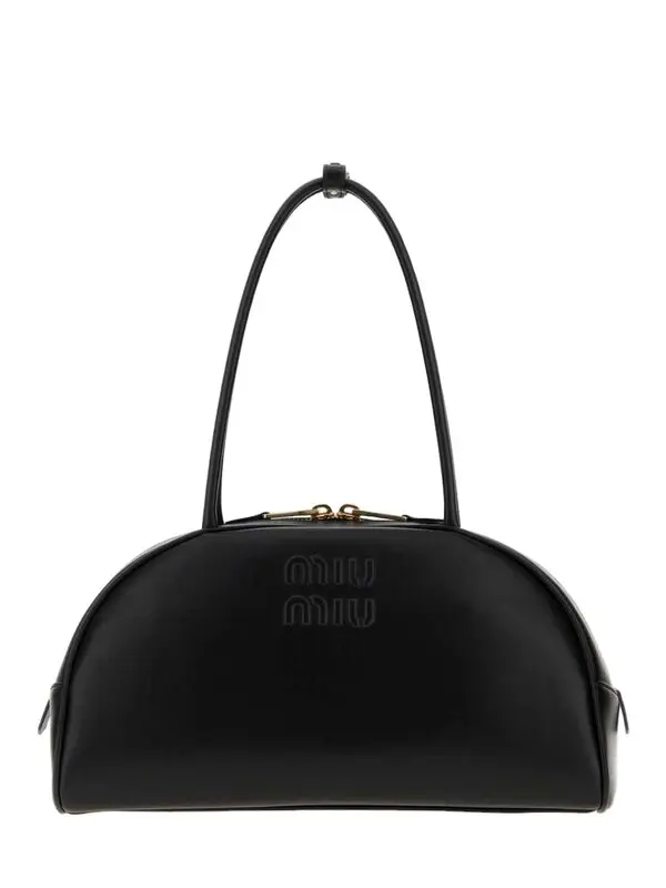 Miu Miu Leather Shoulder Bag - Black