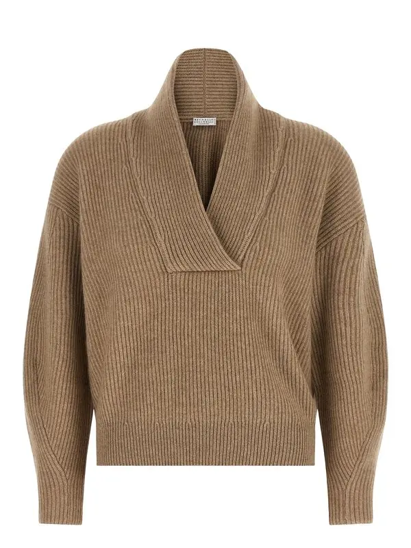 Brunello Cucinelli Cashmere Jersey - Cream