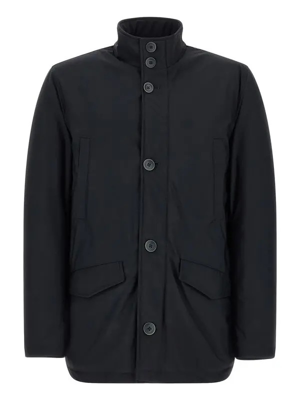 Herno High Neck Jacket - Blue