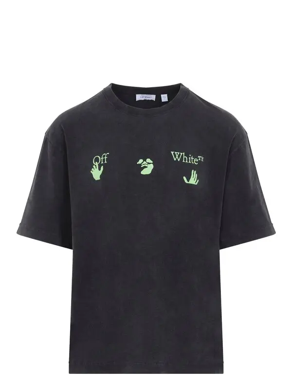 Off-White Bacco Arrow Skate T-shit - Black