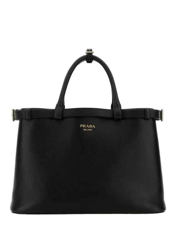 Prada Leather Handbag - Black