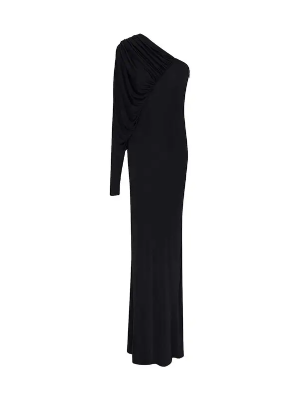 Saint Laurent Sustainable Viscose Dress - Multicolor