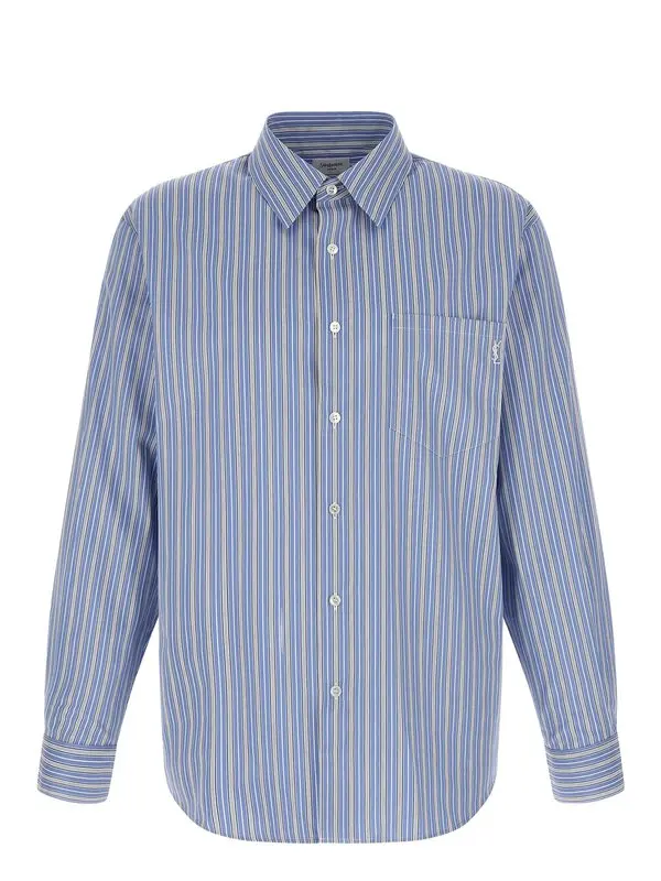 Saint Laurent Cassandre' Shirt - Blue