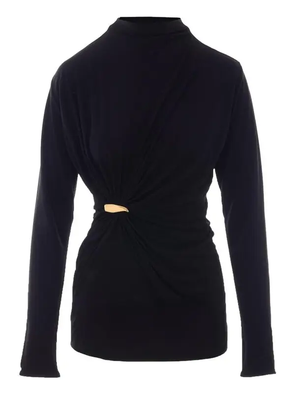 Bottega Veneta Long Sleeves Top - Black