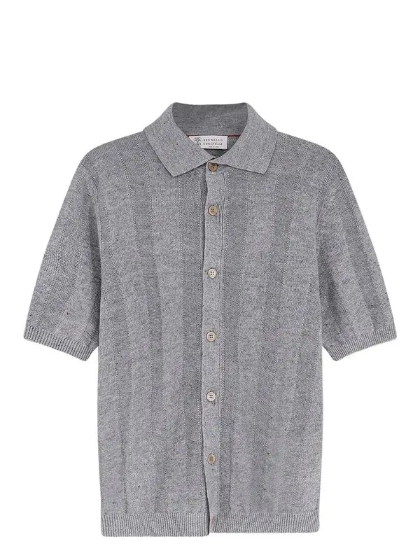 Brunello Cucinelli Linen And Cotton Blend Cardigan - Multicolor