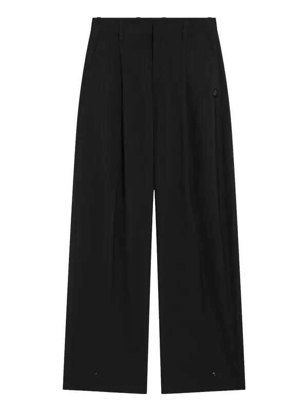 MONCLER X EDWARD ENNINFUL Wool-blend Trousers - Black