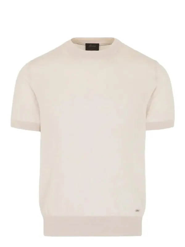 Brioni Cashmere And Silk T-shirt - Multicolor