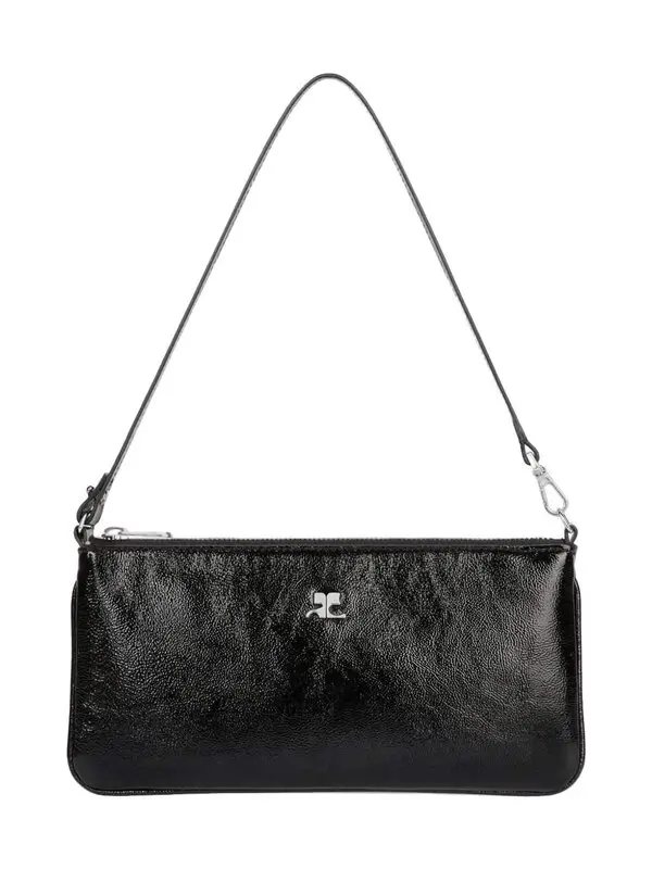COURREGES Pouch With Applique - Black