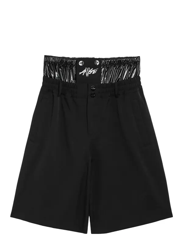 MONCLER X A$AP ROCKY Nylon Blend Bermuda Shorts - Black