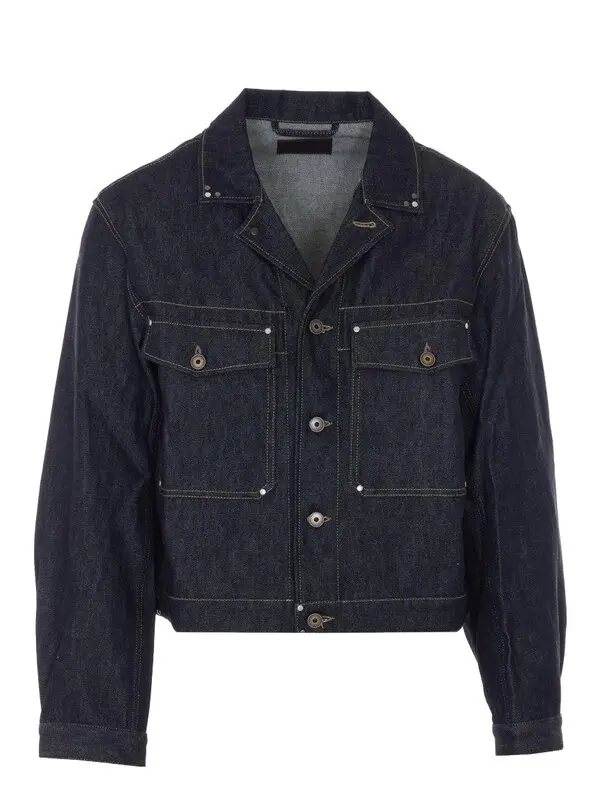 LEMAIRE Trucker Denim Jacket - Blue