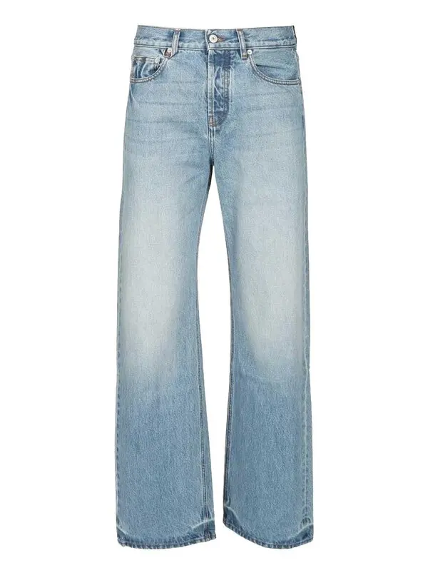 Jacquemus Straight Leg Denim Trousers - Blue