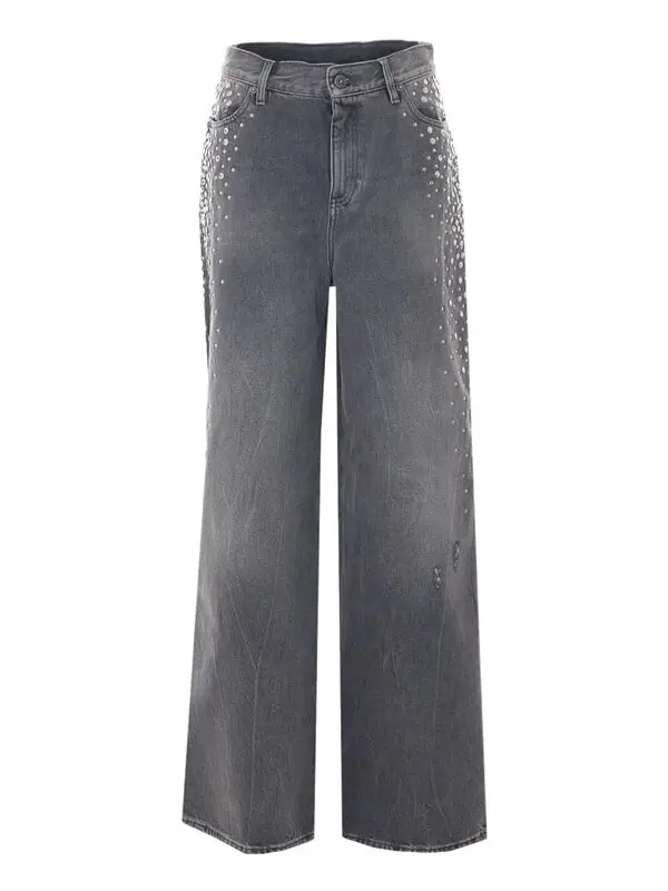 GOLDEN GOOSE Melody Boyfriend Jeans - Gray