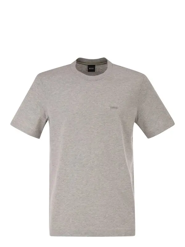 BOSS Cotton Jersey T-shirt With Logo - Multicolor