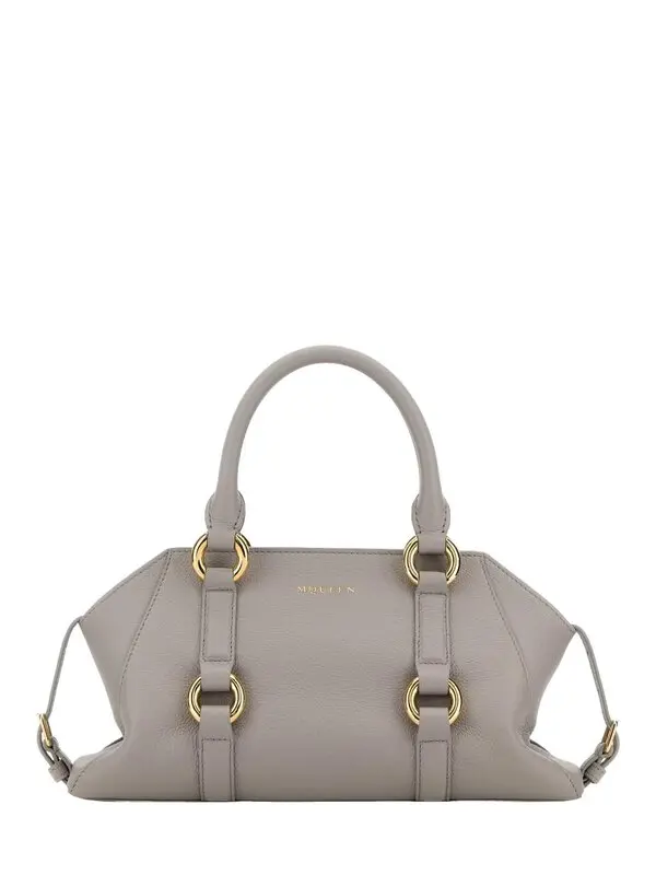 Alexander McQueen Small Farringdon Handbag - Gray