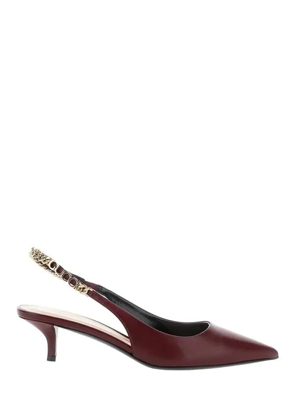 Gucci Signoria Leather Slingback Pumps - Multicolor